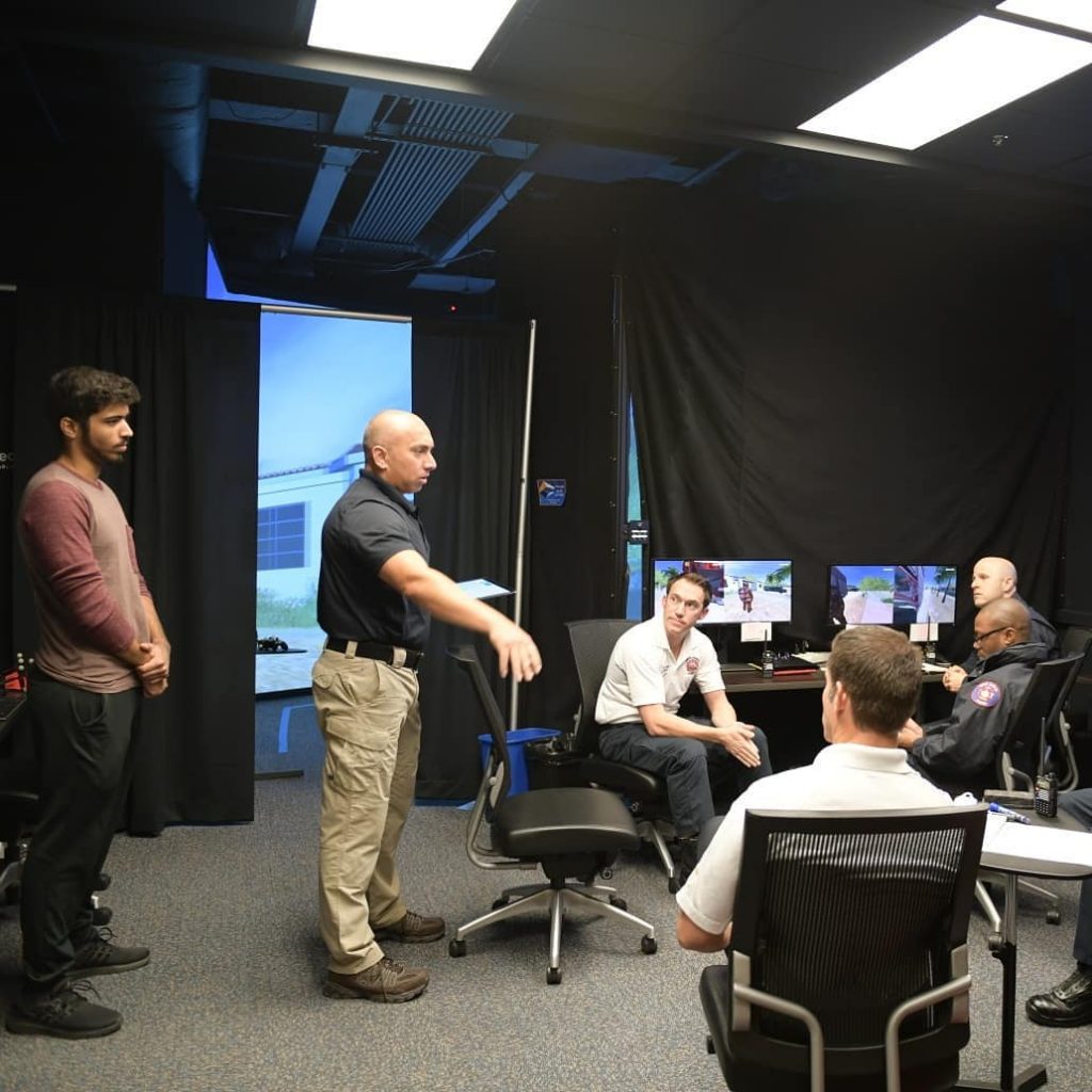 Firefighters at the Cave – FIU-ICave | Integrated Computer Augmented ...