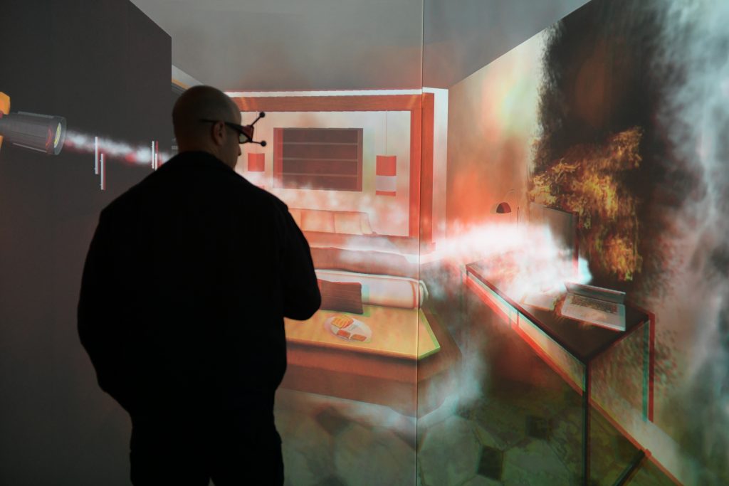 Firefighters at the Cave – FIU-ICave | Integrated Computer Augmented ...